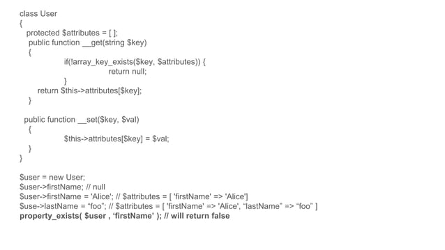 Magic function in PHP | PPT