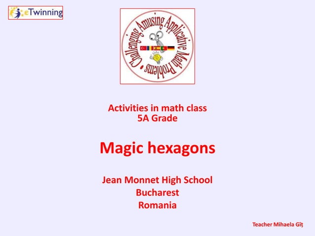 Magic hexagon | PPT