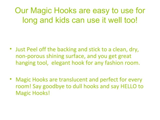 Amazing Magic Hook | PPT
