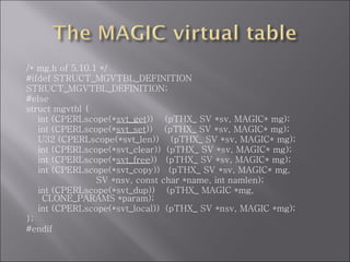 Introduction to Perl MAGIC | PPT