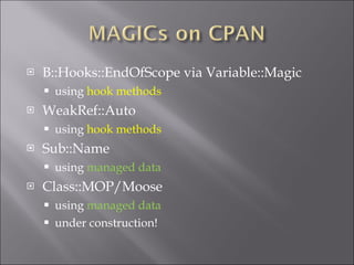 Introduction to Perl MAGIC | PPT