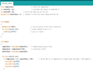 MAGIC LAMP with Arduino Uno - RACE '12 | PPT
