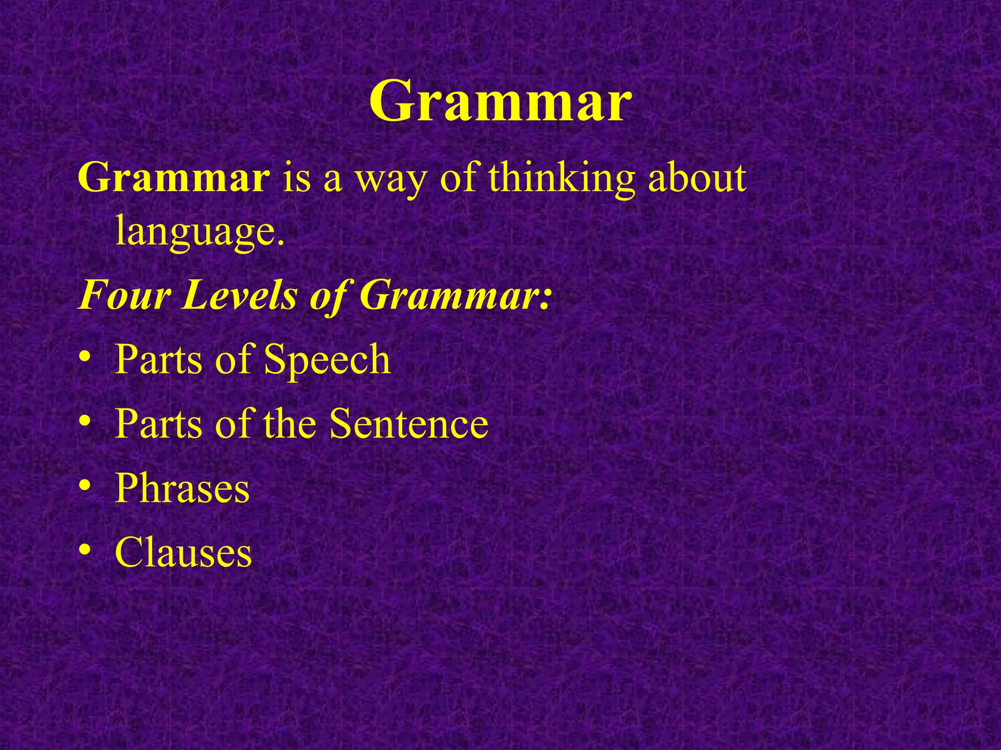 Magic Lens: Grammar Notes | PPT