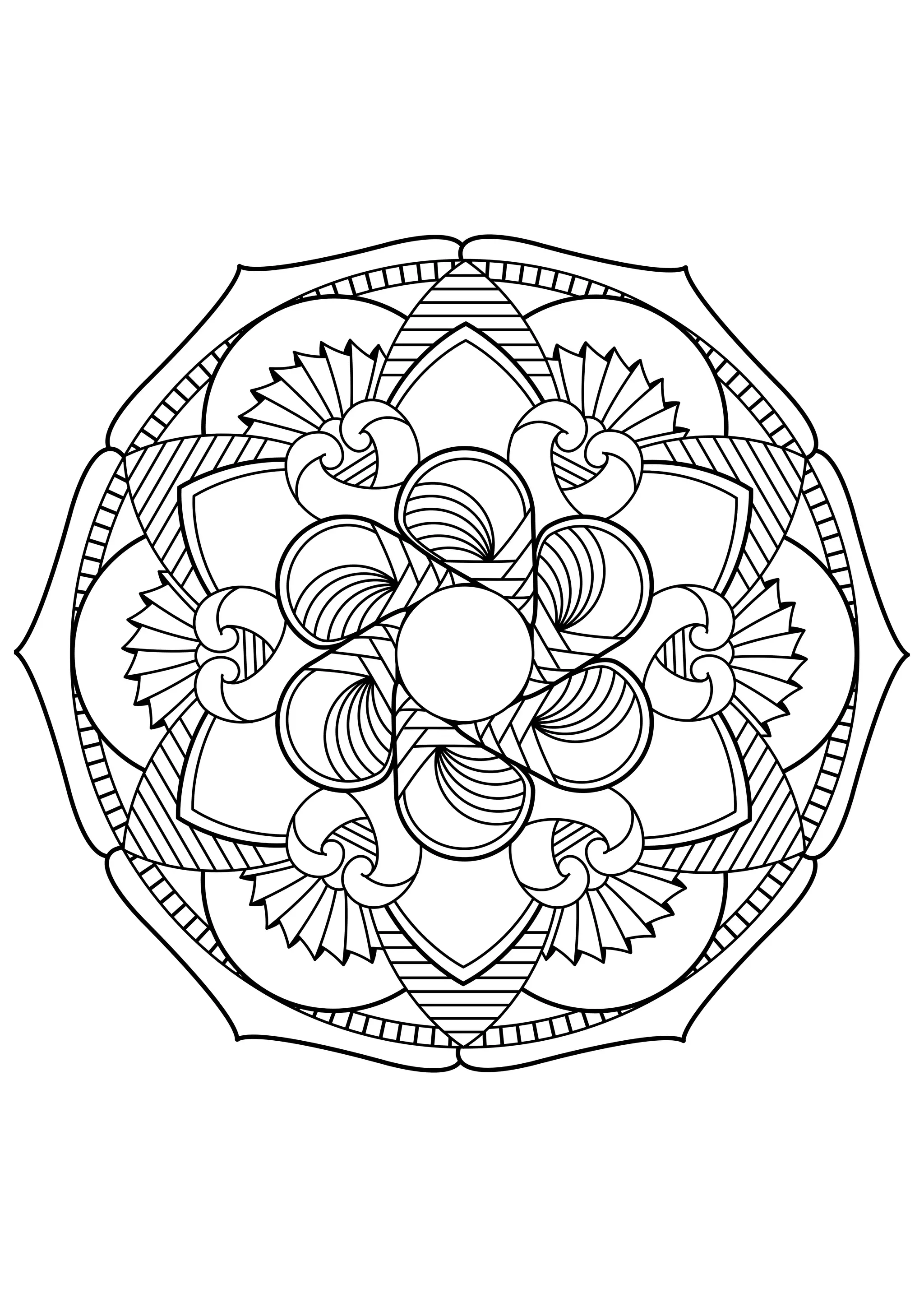 Magic Mandalas - Printable Coloring Pages for Adults | PDF | Law