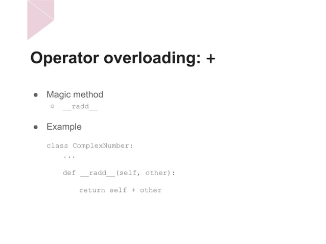 Magic Methods Python Meetup Pdf Programming Languages Computing