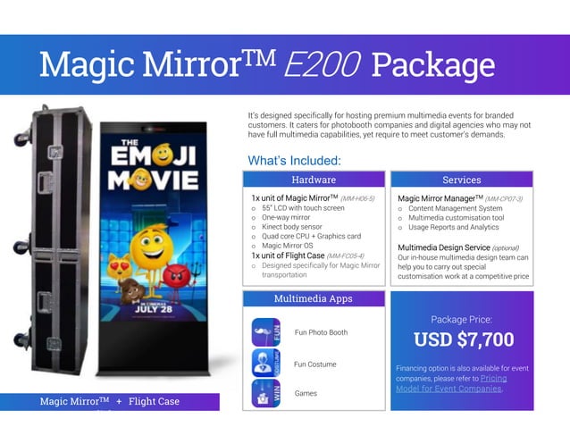 Magic Mirror for Event Companies V2.2_Preview | PDF