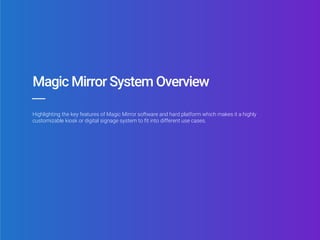 Magic Mirror for Museums | PDF