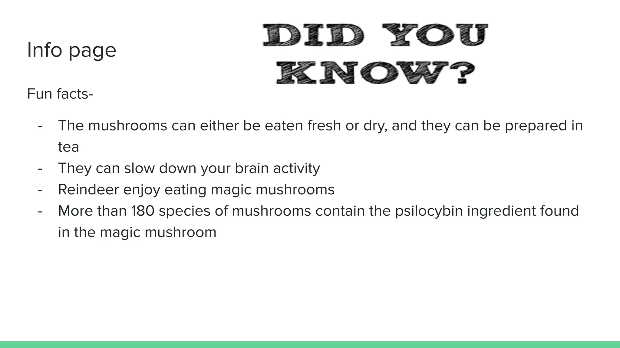 magic mushroom slides and presentation!! | PDF