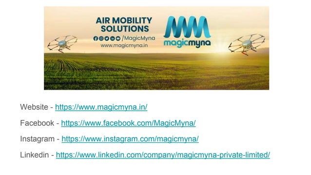 Magic Myna - Drone Providers Healthcare Logistics & Agri.pptx