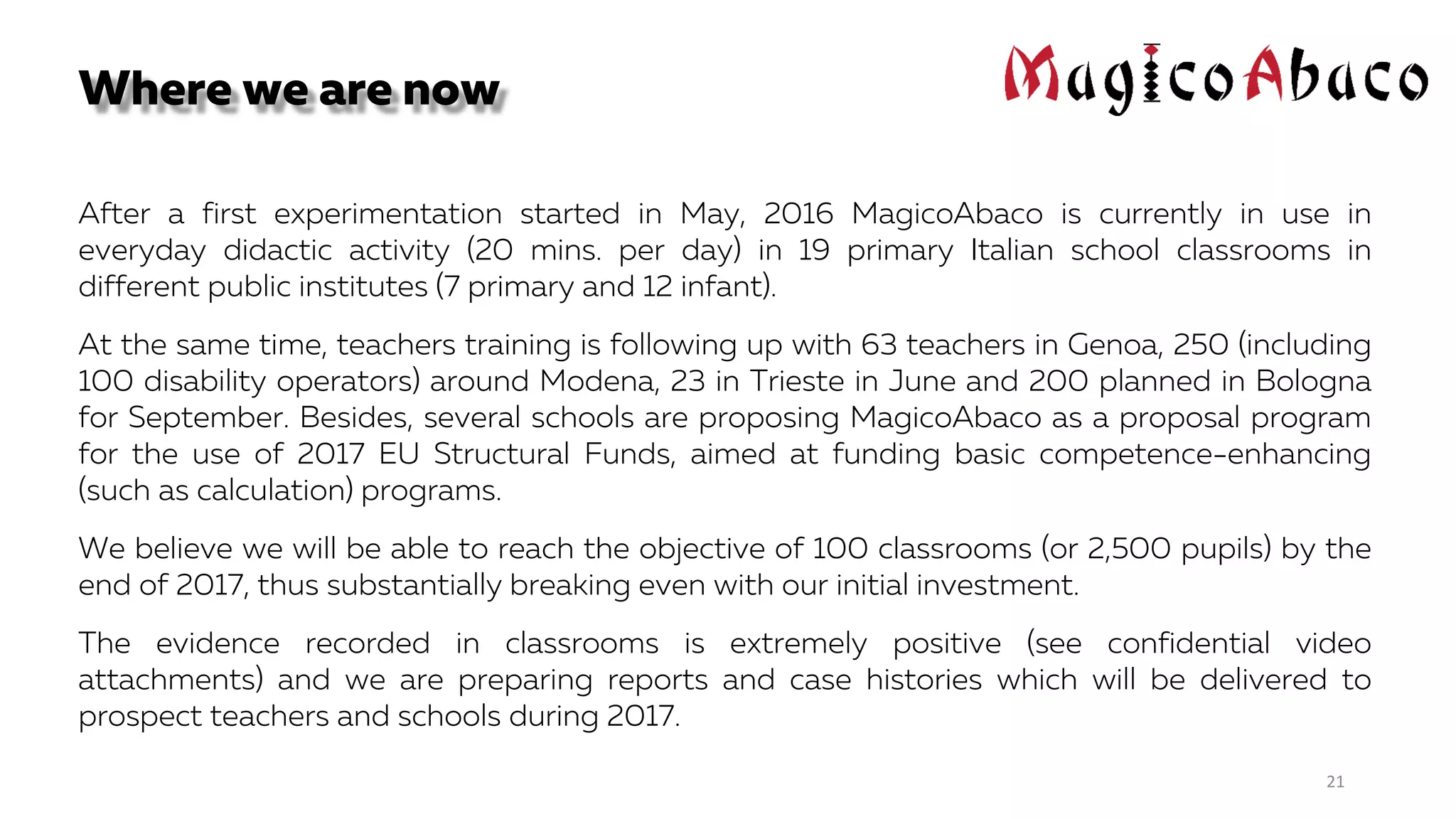Magico abaco presentation English | PDF | Education
