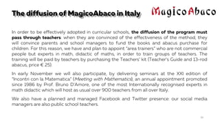 Magico abaco presentation English | PDF | Education