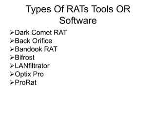 Magic of RATs(Remote Access Torgens) | PPTX