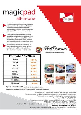 Mouse Pad Personalizzato | Personalized Mouse Pad | PDF