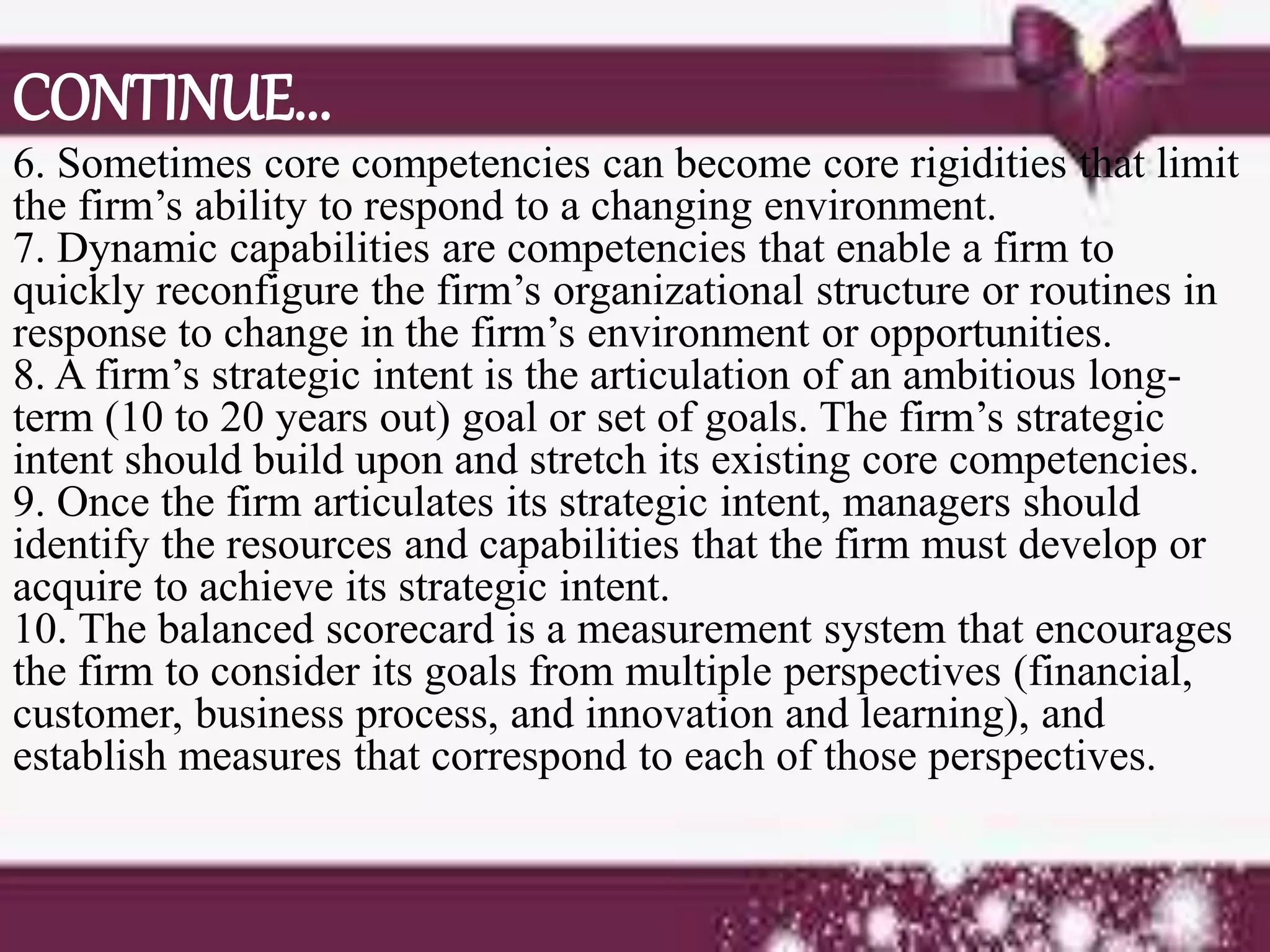 Management Strategic Part Two | PPT