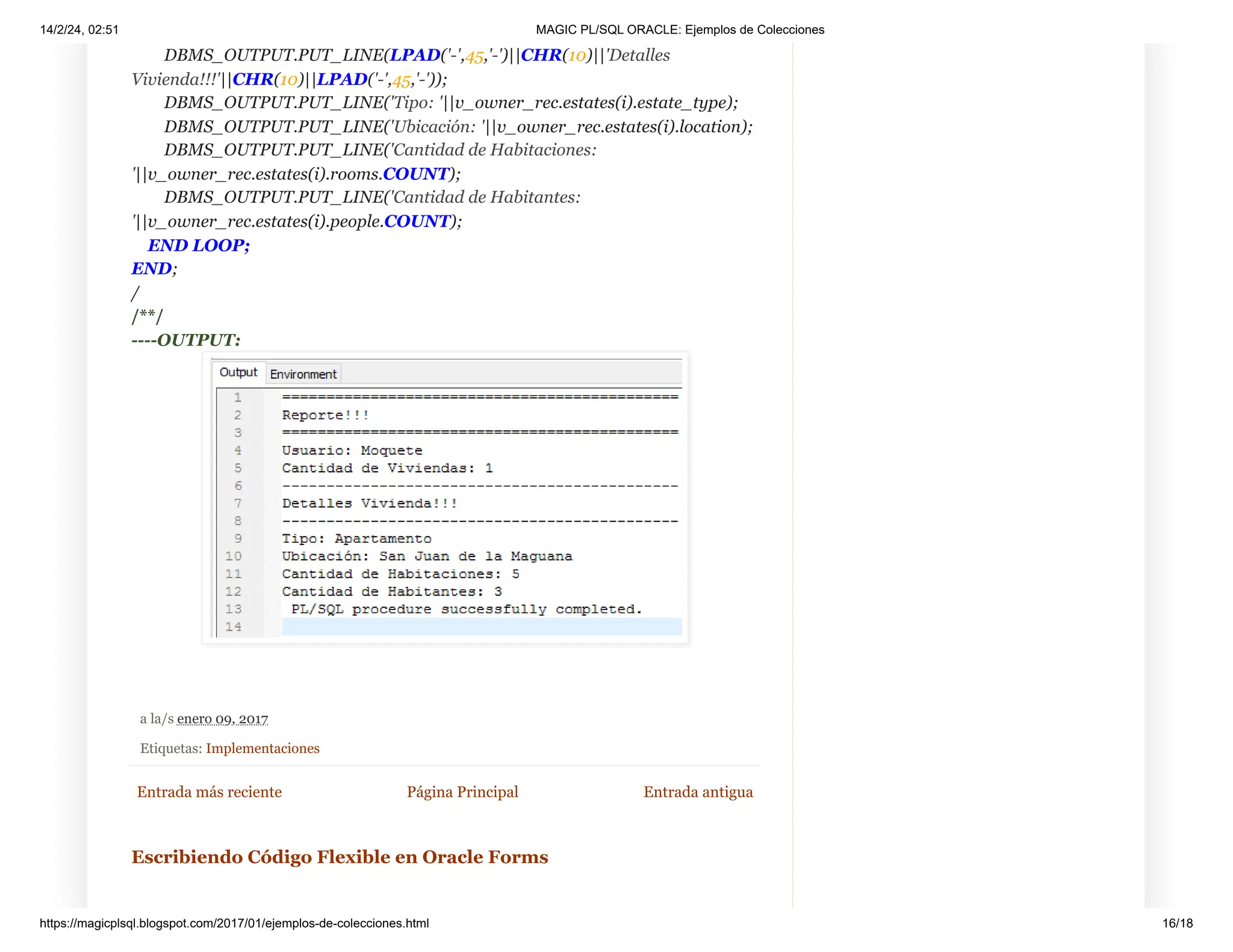 MAGIC PL_SQL ORACLE_ Ejemplos de Colecciones.pdf