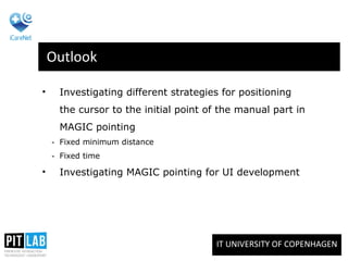Magic pointing iswc2015 | PPT