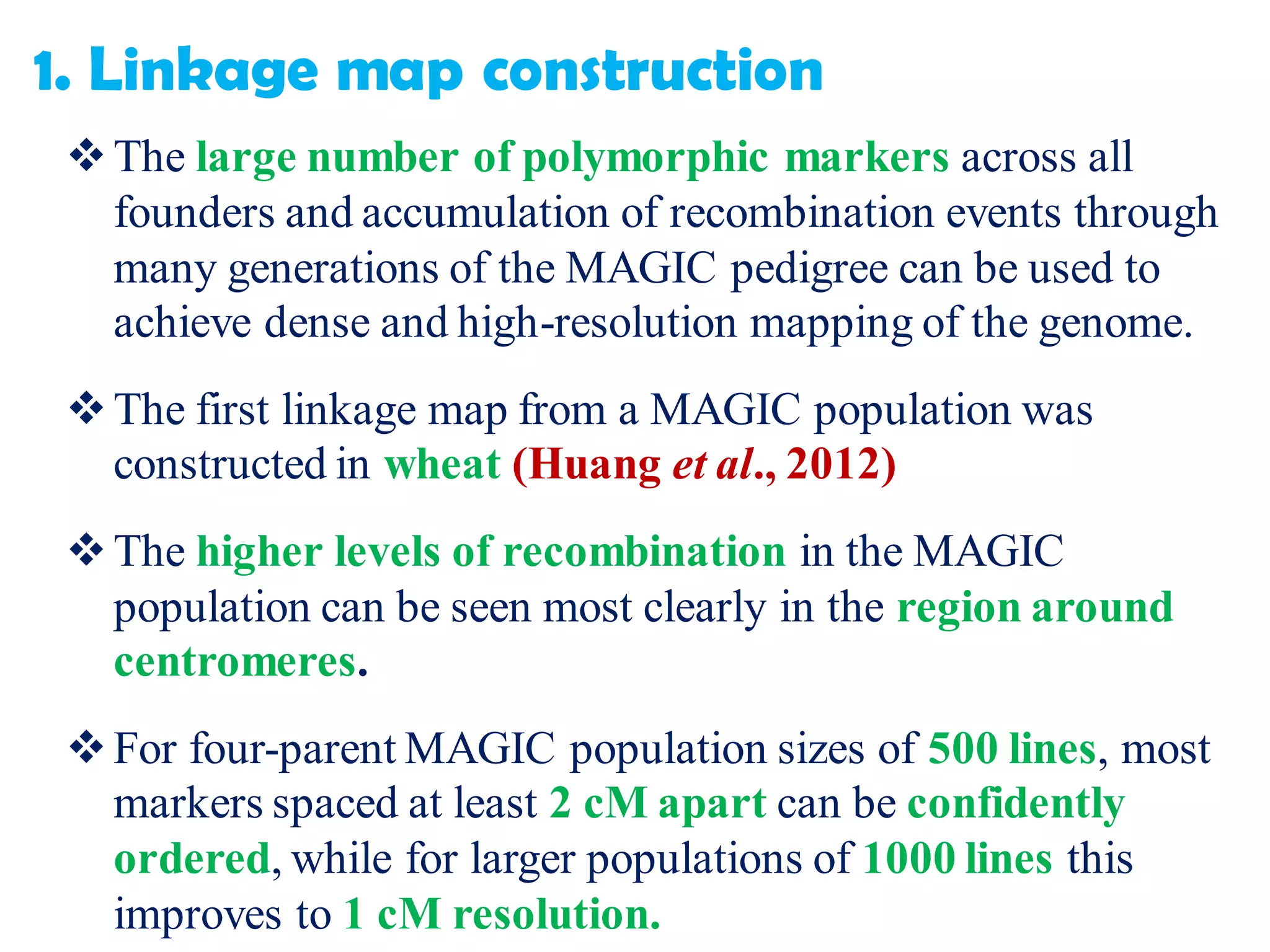 MAGIC populations and its role in crop improvement | PDF