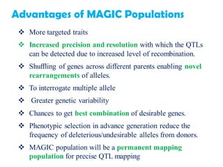 MAGIC populations and its role in crop improvement | PDF