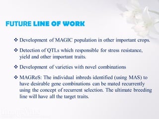 MAGIC populations and its role in crop improvement | PDF