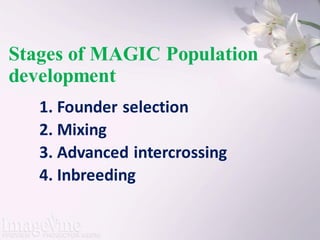MAGIC populations and its role in crop improvement | PDF