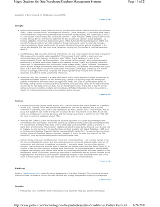Magic quadrant for data warehouse database management systems | PDF ...