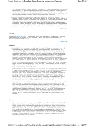 Magic quadrant for data warehouse database management systems | PDF ...