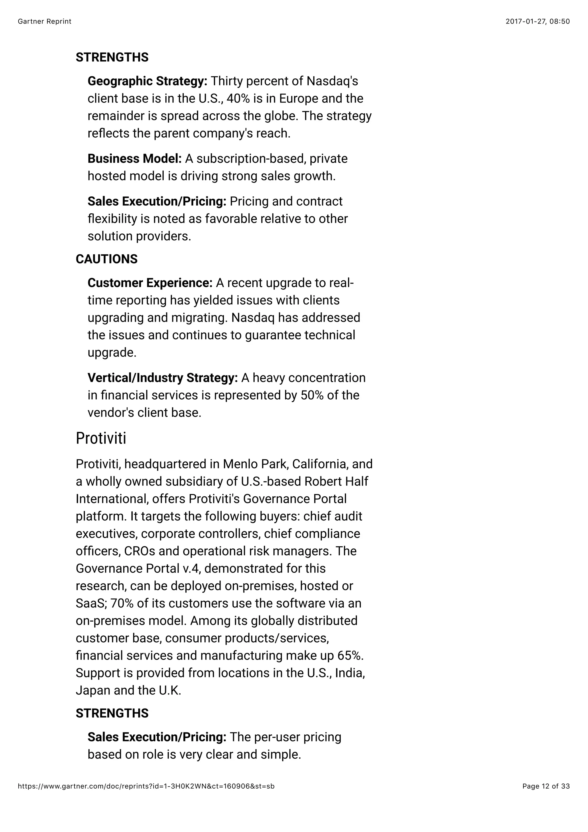 Magic quadrant for operational risk management solutions | PDF