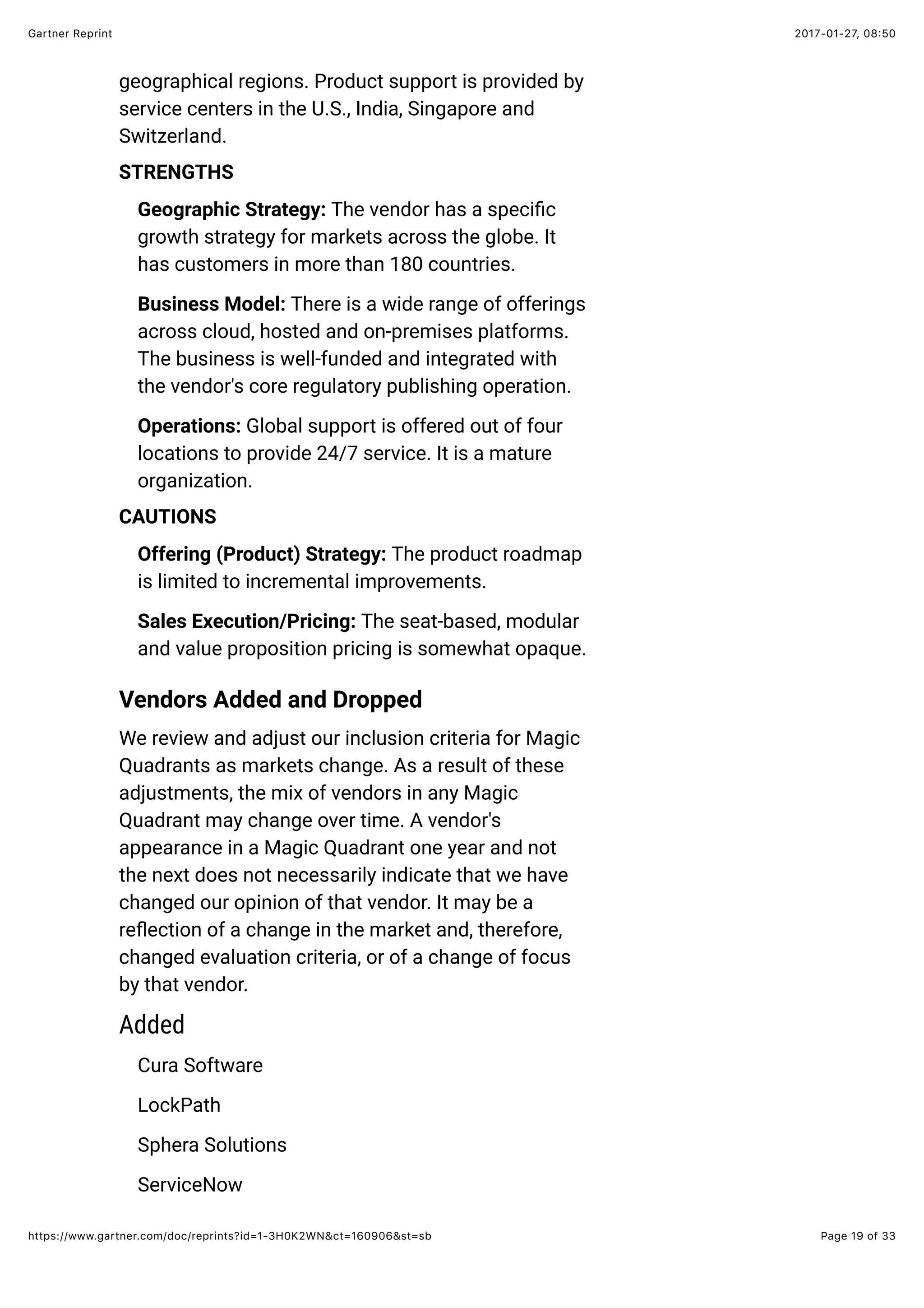 Magic quadrant for operational risk management solutions | PDF