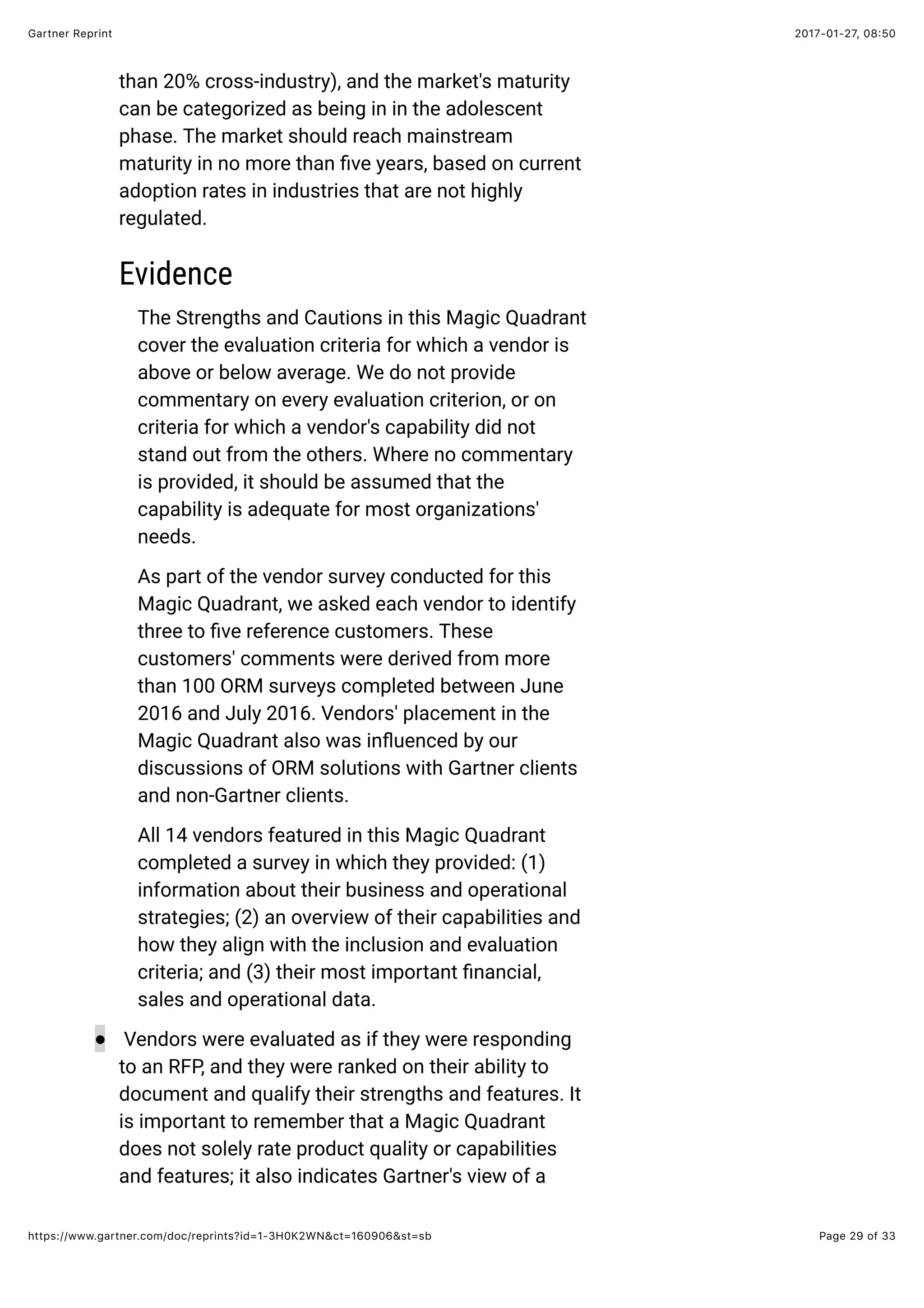Magic quadrant for operational risk management solutions | PDF