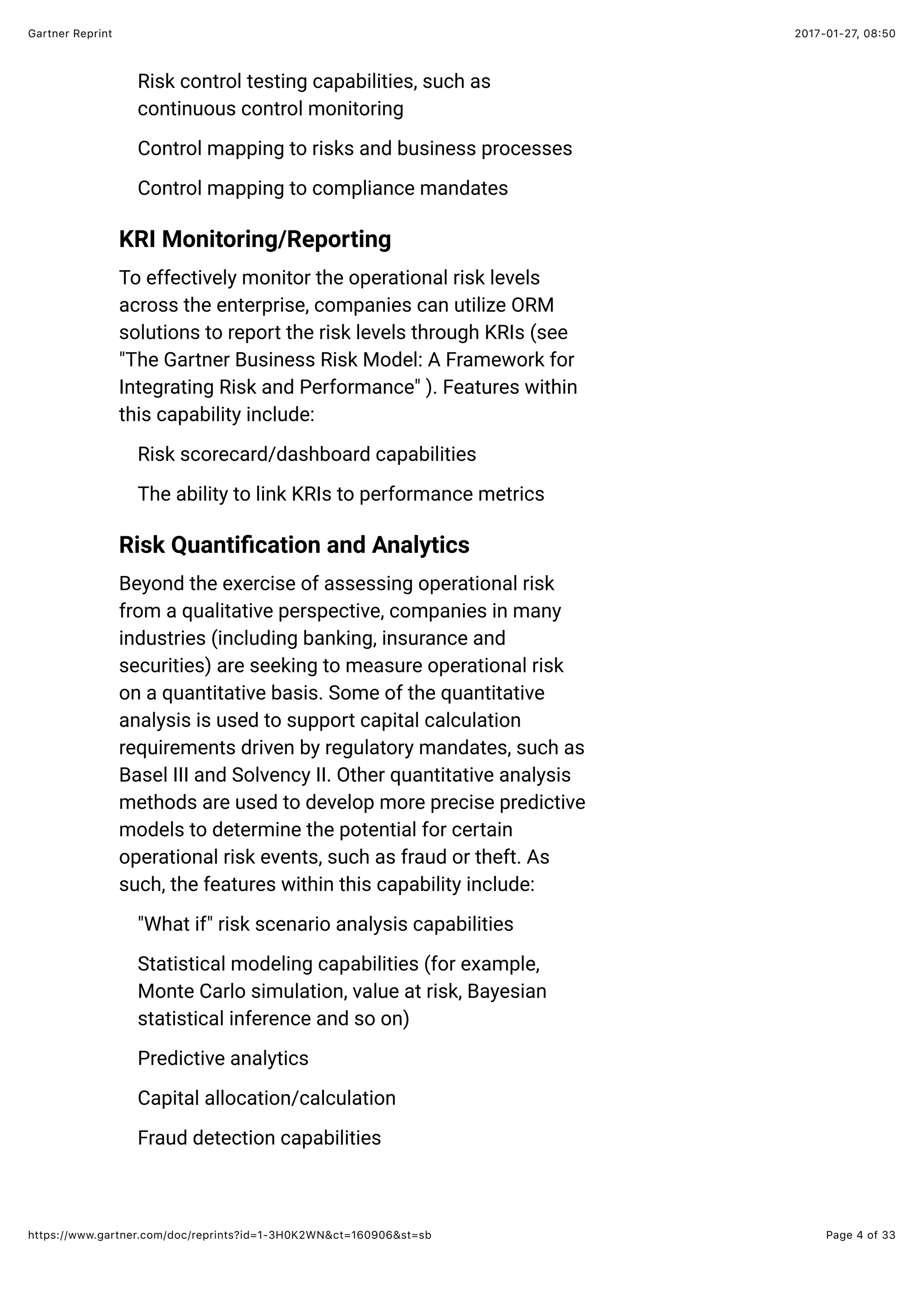 Magic quadrant for operational risk management solutions | PDF