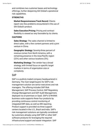 Magic quadrant for operational risk management solutions | PDF