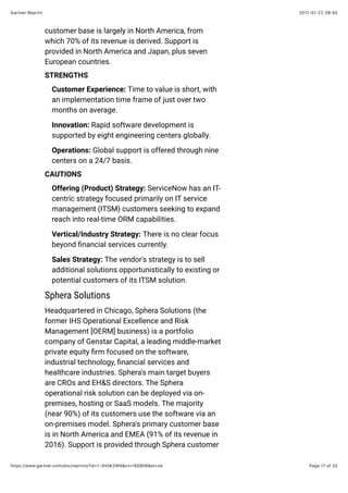 Magic quadrant for operational risk management solutions | PDF ...