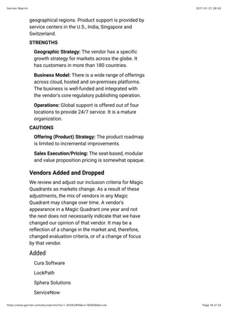 Magic quadrant for operational risk management solutions | PDF