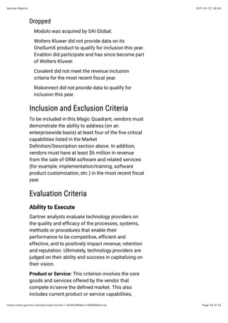Magic quadrant for operational risk management solutions | PDF