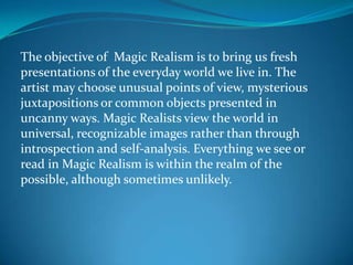 Magic realism | PPT