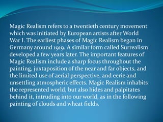 Magic Realism Examples