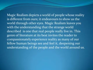 Magic realism | PPT