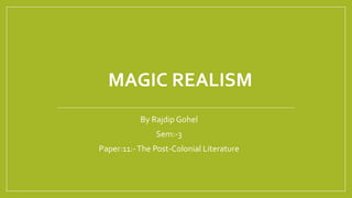 Magic realism | PPTX