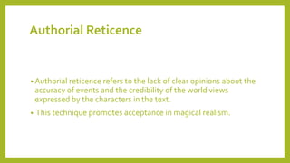 Magic realism | PPTX