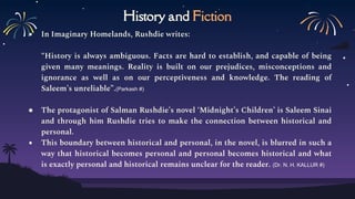 Magical Realism in 'Midnight's Children' - Paper 202 | PPTX