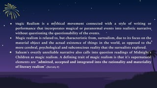 Magical Realism in 'Midnight's Children' - Paper 202 | PPTX