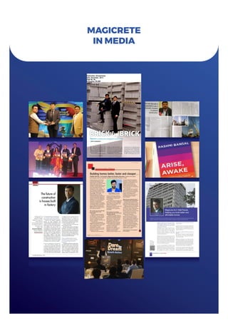 Magicrete Corporate Brochure | PDF