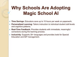 Magic School AI: Revolutionizing Education with AI-Powered Tools for ...