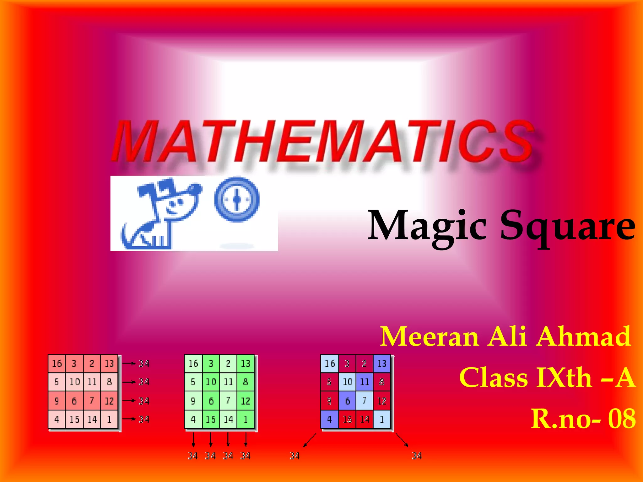 Magic square | PPTX