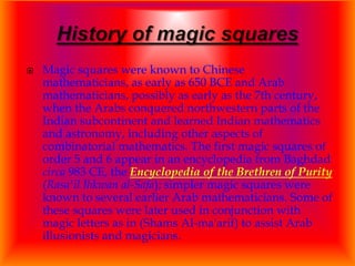 Magic square | PPTX
