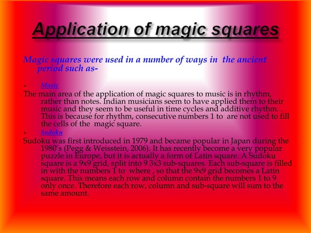 Magic square | PPTX