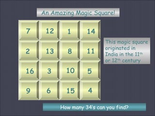 Magic squares | PPT