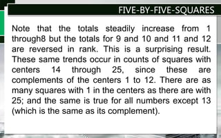 Magic squares | PPTX