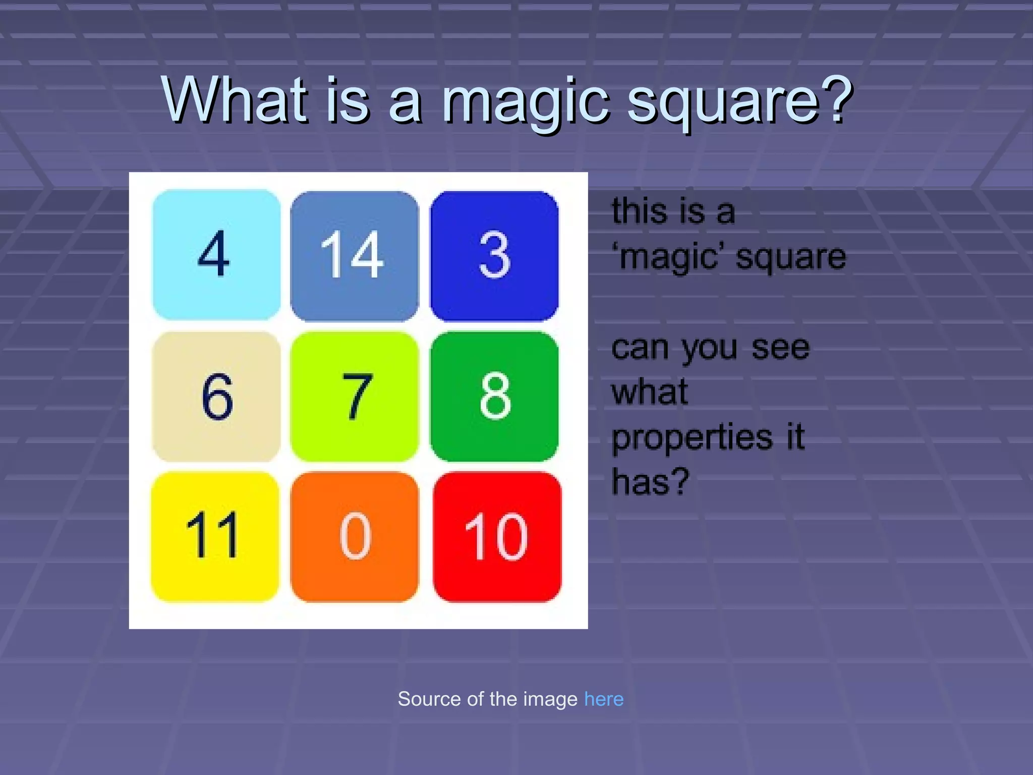 Magic squares | PPT