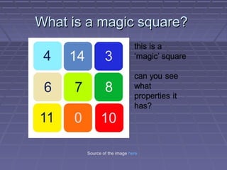 Magic squares | PPT